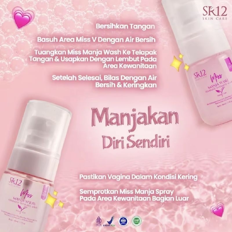 Jual SR12 Miss Manja Spray 40 ML | Shopee Indonesia