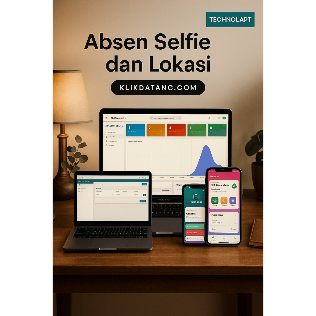 Jual Technolapt | Web Aplikasi Presensi Karyawan Absen Karyawan dengan Fitur Selfie & GPS Lokasi ...