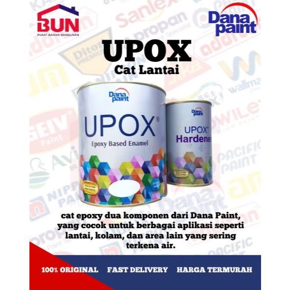 Jual CAT LANTAI UPOX DANAPAINT SET 1 liter // CAT LANTAI EPOXY UPOX ...
