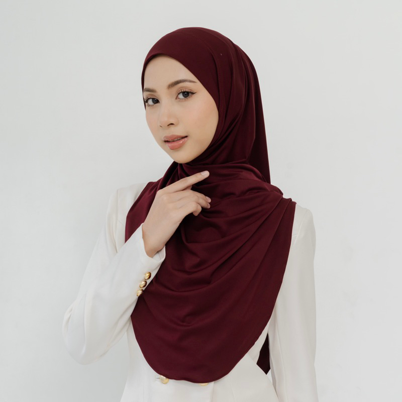 Jual 𝐁𝐲 𝐀𝐝𝐢𝐧𝐝𝐚 Aura Instant Hijab Bergo Jersey Jilbab Premium Kerudung | Shopee Indonesia