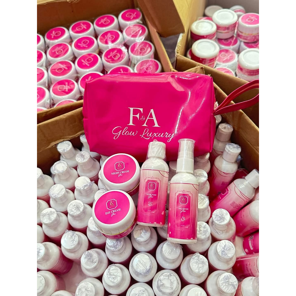 Jual POUCH BARU FA SKIN GLOW F&A SKIN GLOW PAKET WAJAH FA SKIN GLOW ...