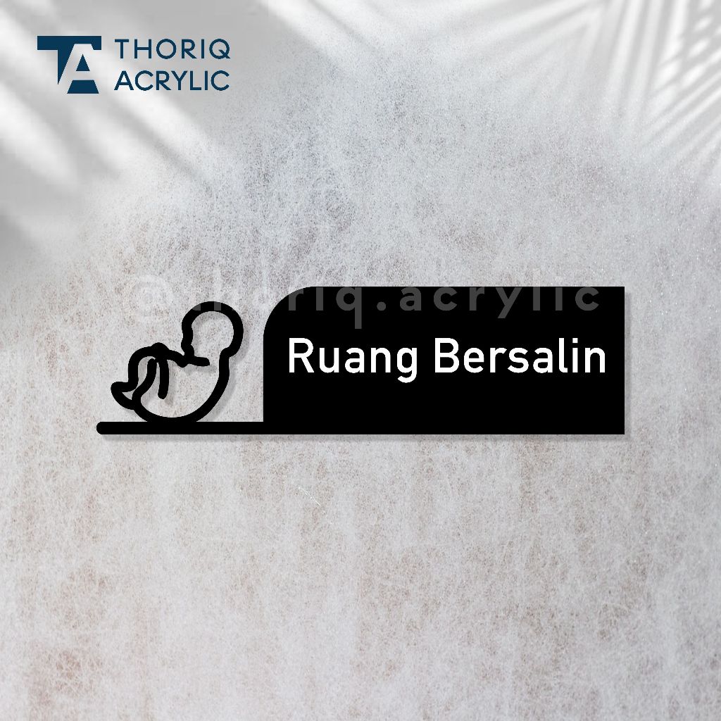 Jual Sign Acrylic Ruang Bersalin Minimalis | Akrilik ruang Bersalin ...