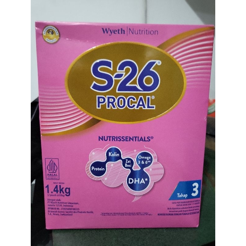 Jual Susu S-26 Procal tahap 3 anak 1 sampai 3 tahun Vanilla 1400gr ...
