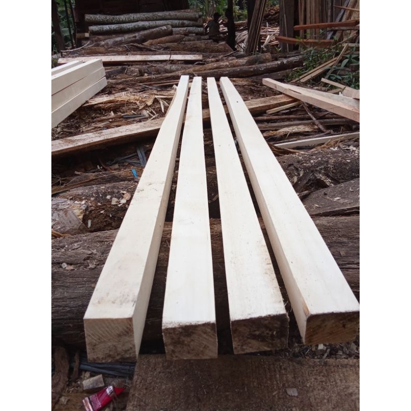 Jual 3x3 LIST KAYU RENG 3X3 X PANJANG 2METER ISI 10BATANG SOLID KASO BALOK KAYU RENG 3X3CM BALOK ...