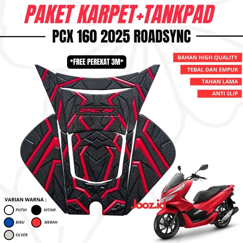 Jual TANKPAD MOTOR HONDA PCX 160 ROADSYNC 2025 BAHAN KARET AKSESORIS ...