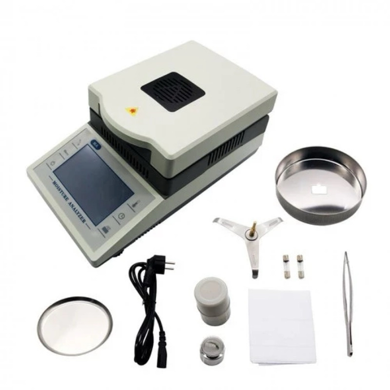 Jual Moisture Meter Analyzer Grain Automatic Halogen 3-110g 0.005g ...
