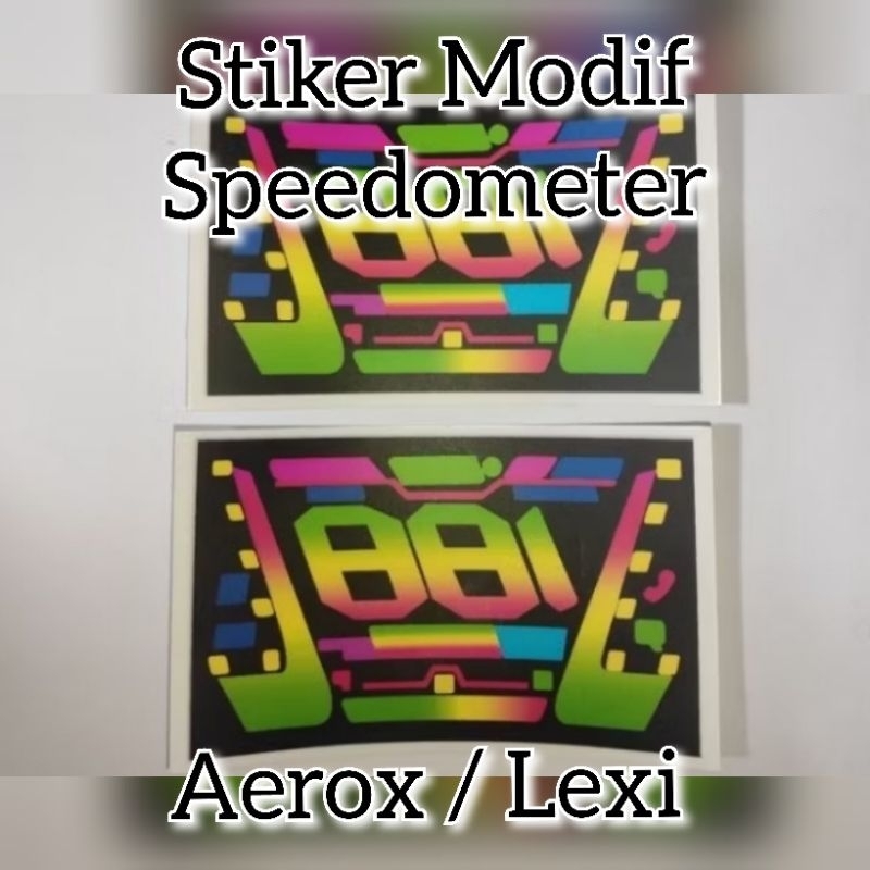 Jual Stiker Modif Speedometer Aerox Connected | Shopee Indonesia