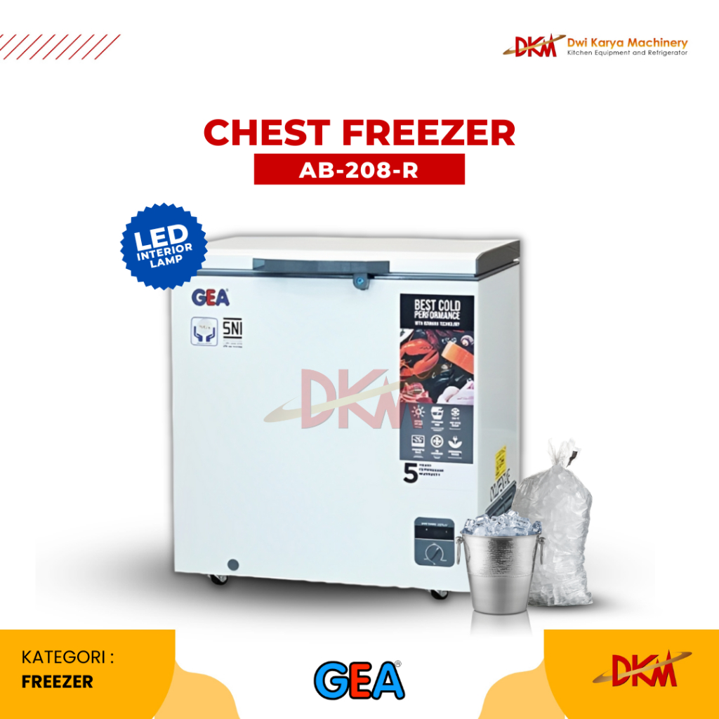 Jual CHEST FREEZER GEA AB-208-R / FREEZER BOX AB 208 / Freezer 200 ...