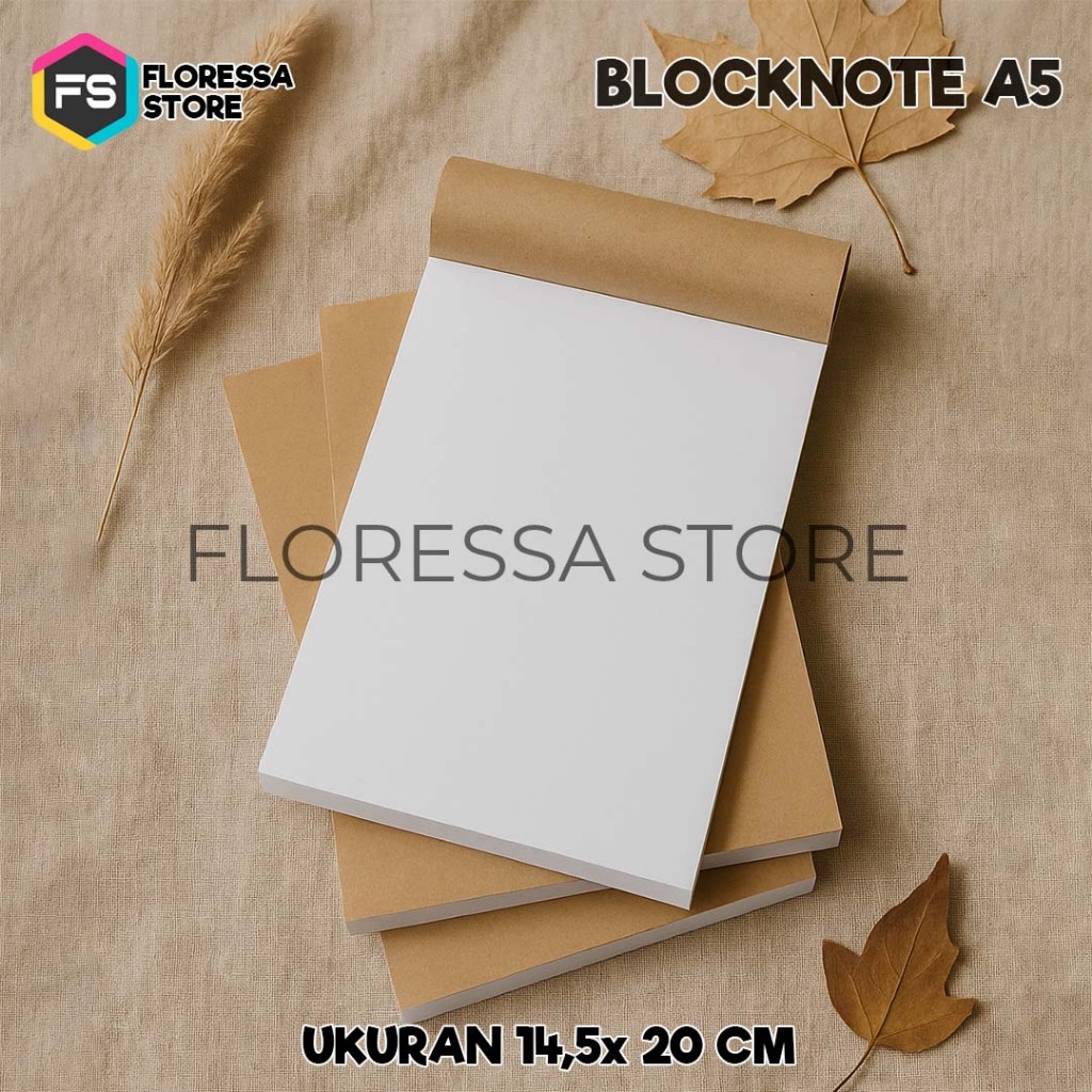 Jual BLOCKNOTE A5 NOTA POLOS A5 BLOCK NOTE A5 ISI 20 LEMBAR | Shopee Indonesia