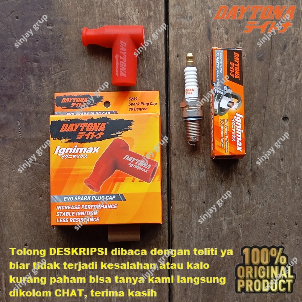 Jual Daytona Racing Cangklong Busi Tiger 2000 Revo GL 100 Max Pro ...