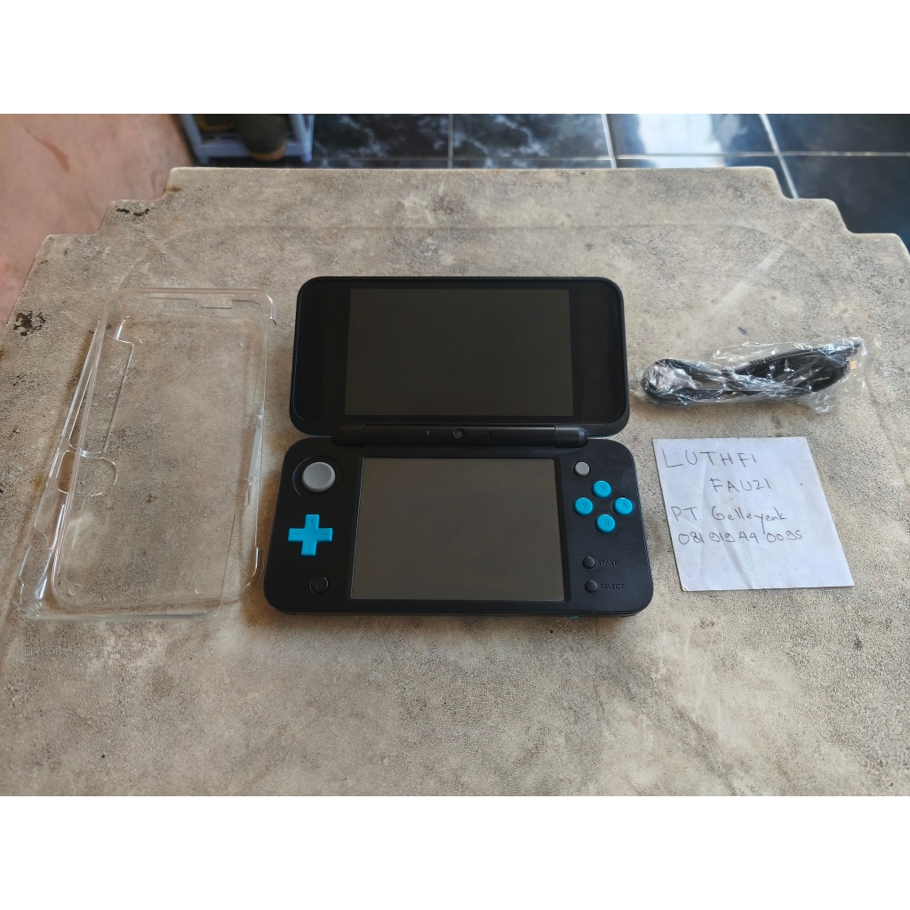Jual New Nintendo 2DS XL Black Turquoise OFW CFW Luma by request 00 ...