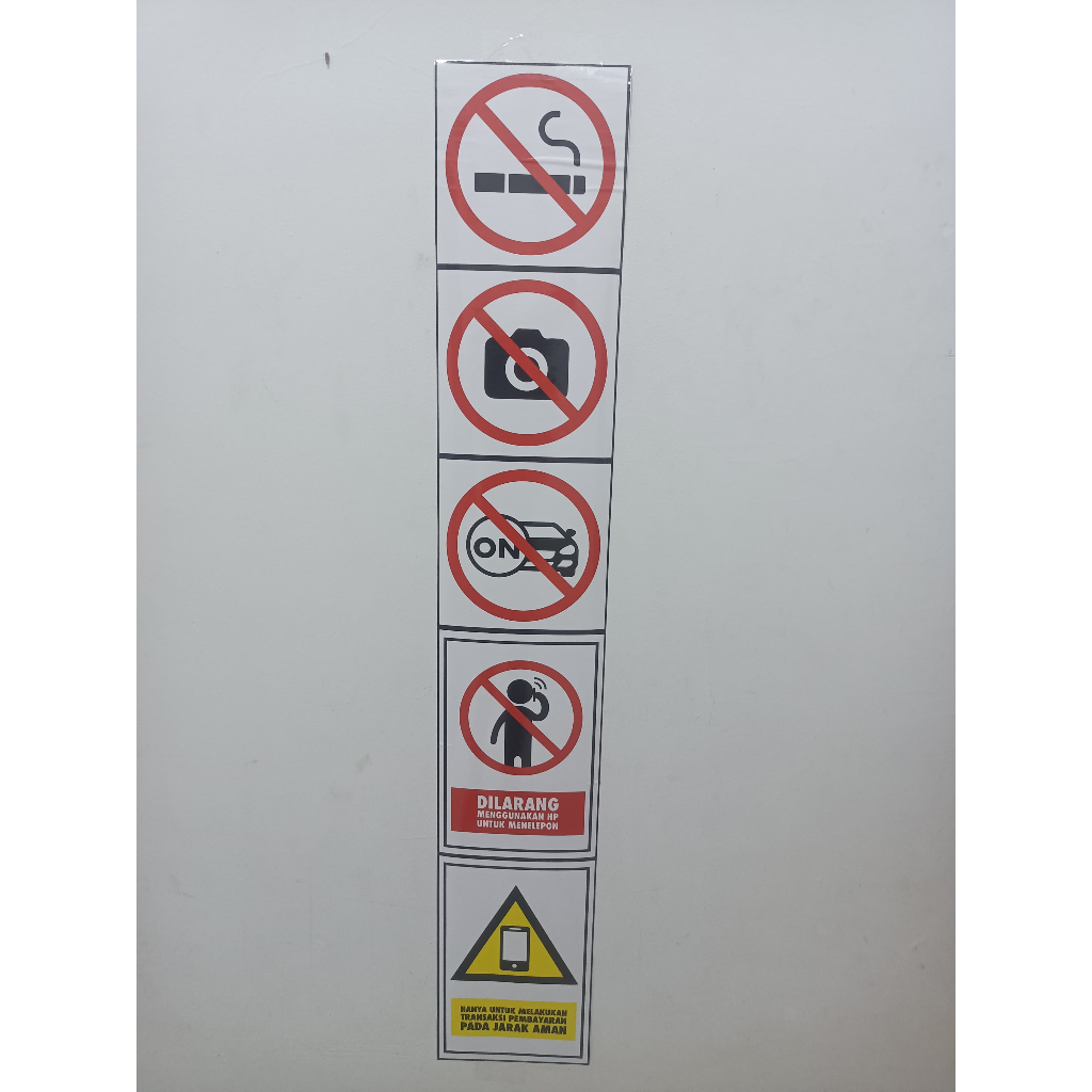 Jual Sticker Tanda Rambu Tiang Kanopi Spbu Pertamina | Shopee Indonesia