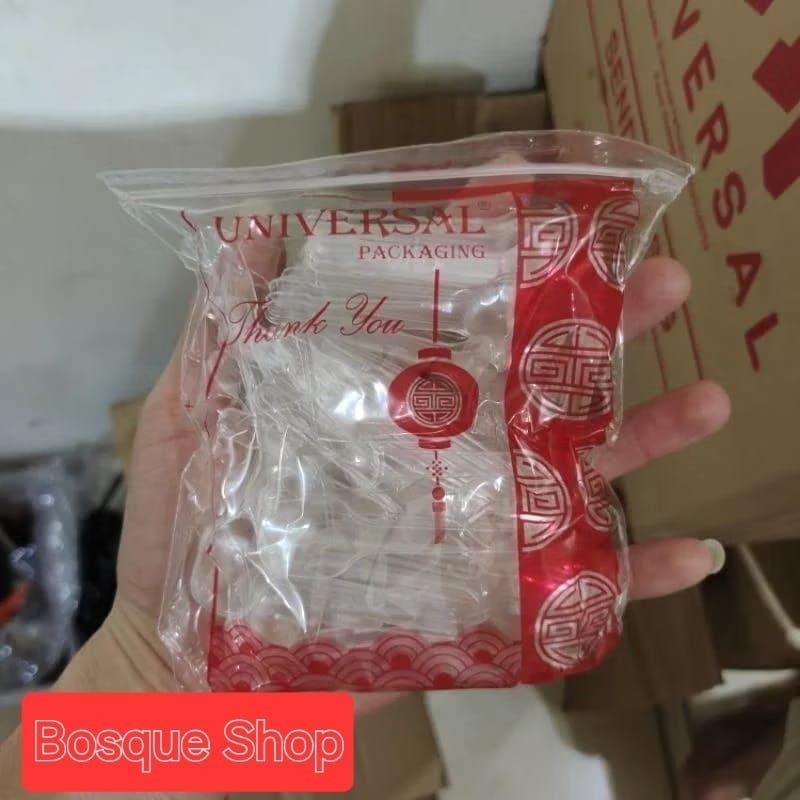 Jual Sendok Agar Jelly Bening Transparan / Sendok STB Bening Isi 100pcs ...