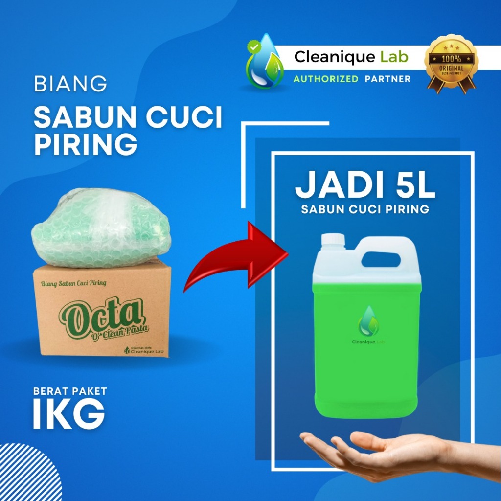 Jual Octa Plus Garam Bahan Buat Sabun Cuci Piring Cair Hasil Jadi 5 ...