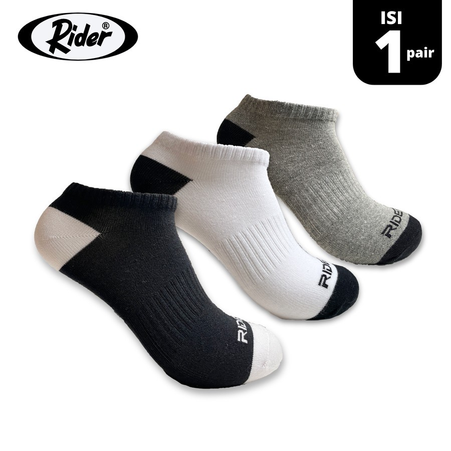 Jual Rider Active Socks - Kaos Kaki Unisex RS202B isi 1 Pasang - Putih ...