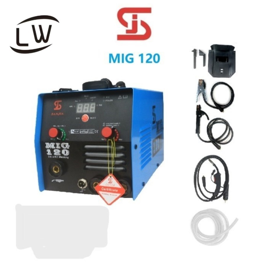 Jual MESIN TRAFO LAS MIG 120 DC ARC / WELDING MACHINE SANJIA MIG 120 DC ...