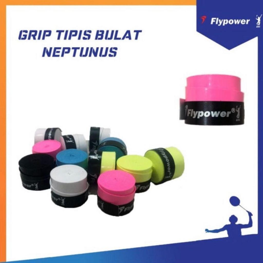 Jual GRIP KARET / TOWEL GRIP FLYPOWER TIPIS NEPTUNUS ANTI SLIP ORIGINAL ...