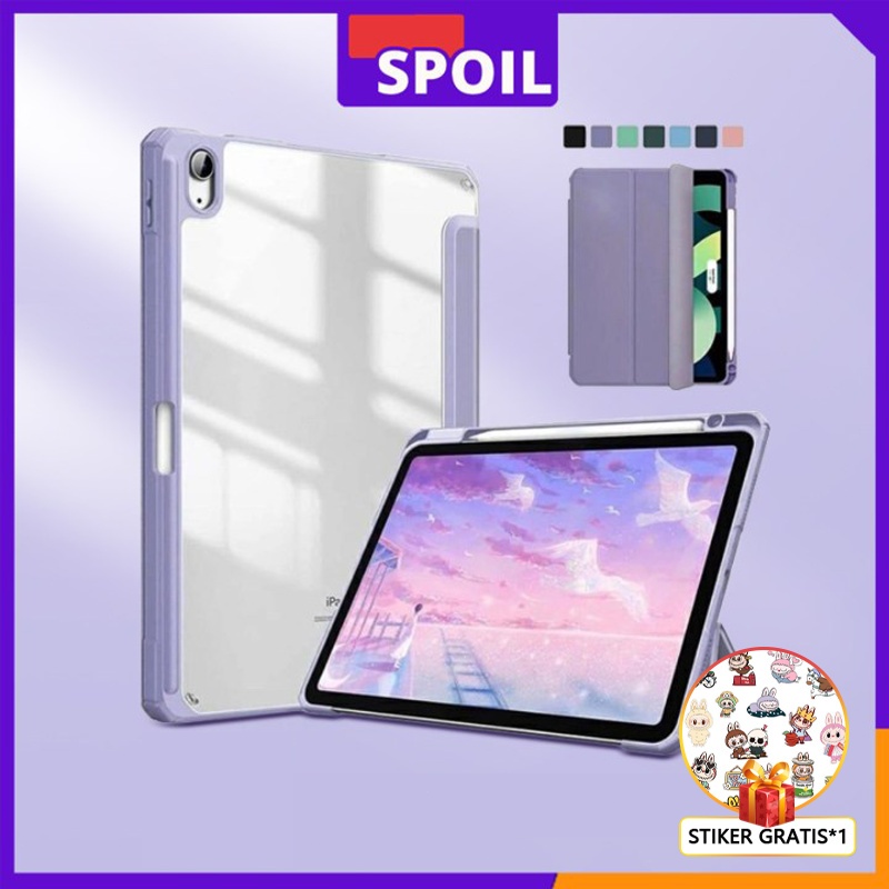 Jual Ipad Case Acrylic Premium Smartlock Protective Case For iPad Anti ...