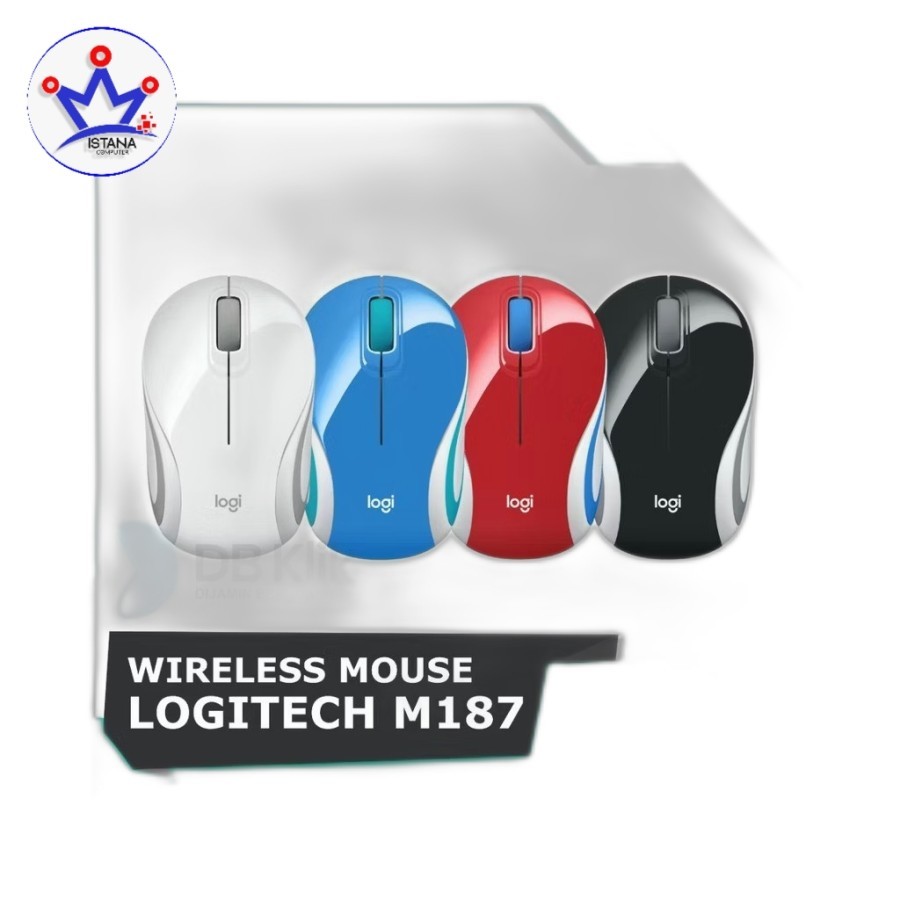 Jual Mouse wireless Logitech M187 100% original Garansi Resmi | Shopee Indonesia