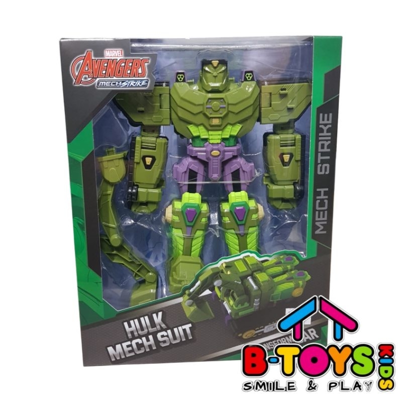 Jual Zd Mech Strike Robot Transform Car Hulk Mech Suit 24 cm | Shopee ...