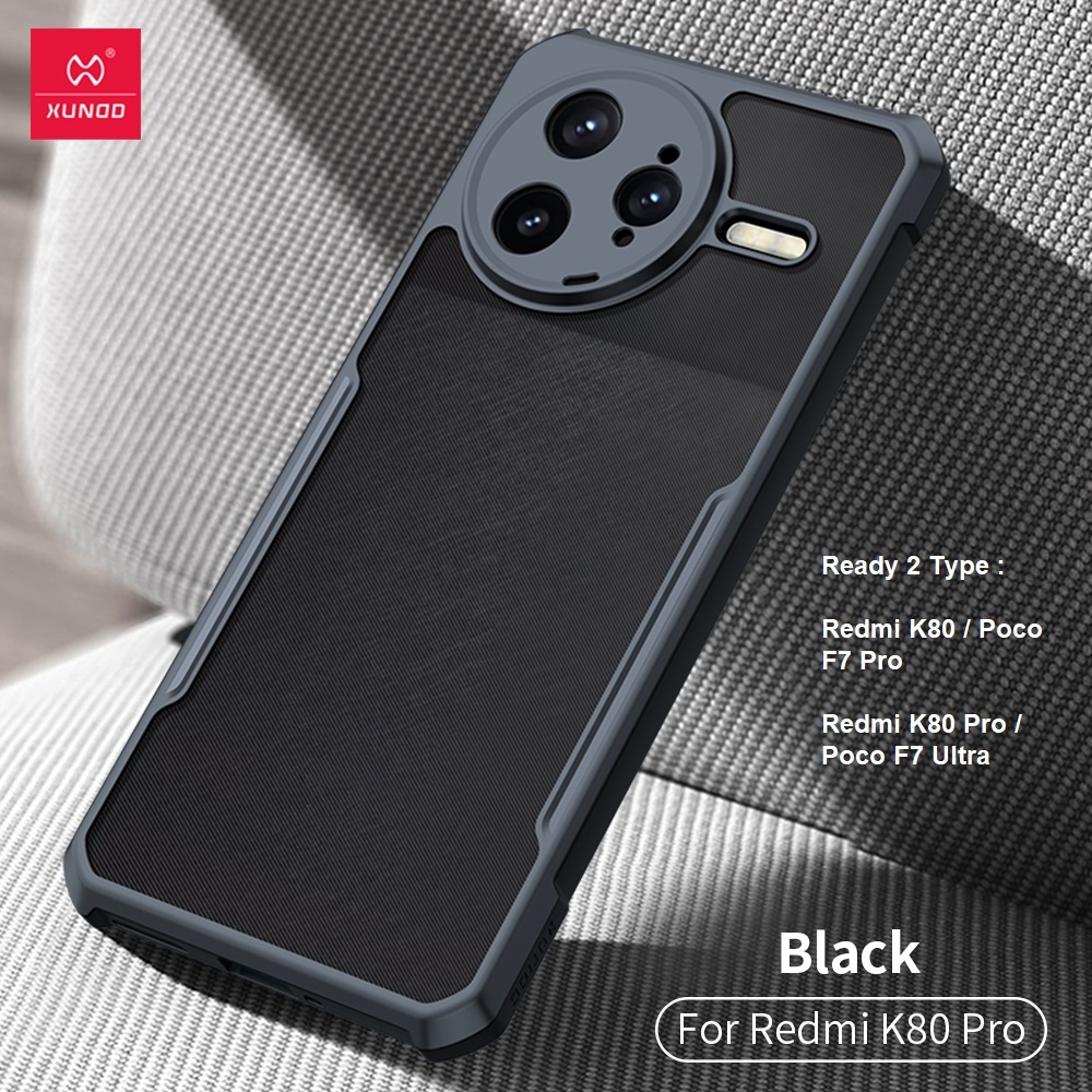 Jual XUNDD Case Redmi K80 Pro Poco F7 Pro F7 Ultra Soft HardCase Hybrid Armor Casing Cover ...
