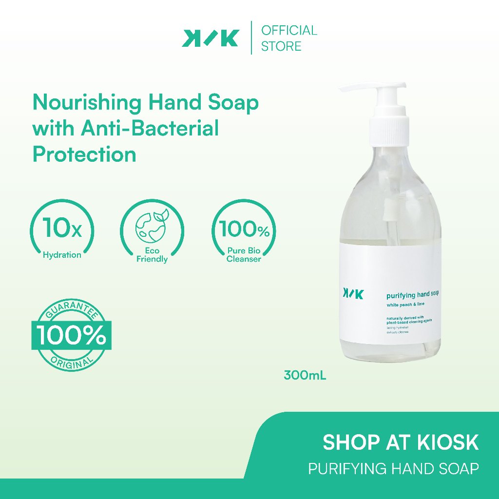 Jual Kiosk Purifying Hand Wash - Naturally Derived Hand Soap with Plant ...