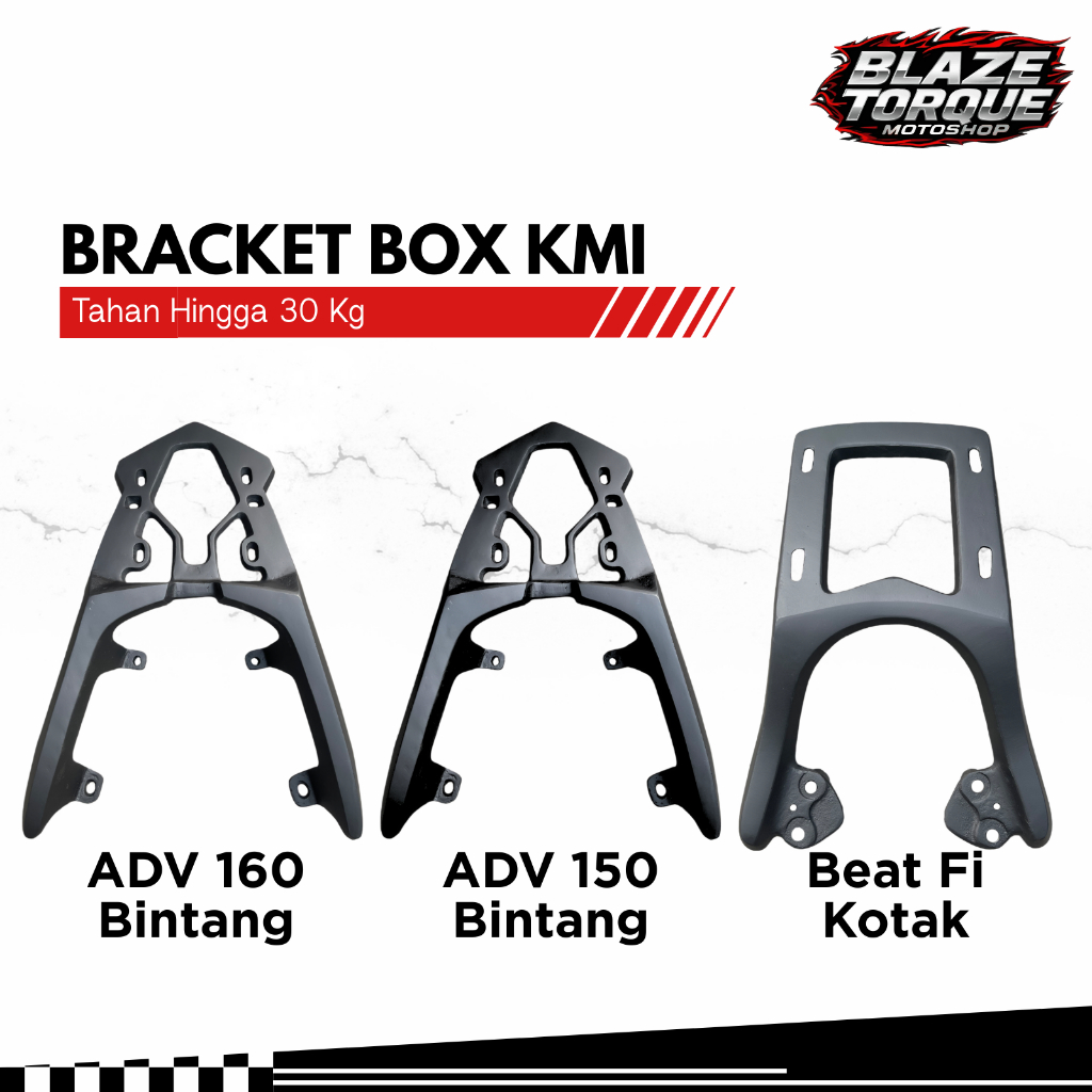 Jual Breket Box Tipe Bintang Kotak Kuat Hingga 30 Kg Bracket Xmax Vario ...
