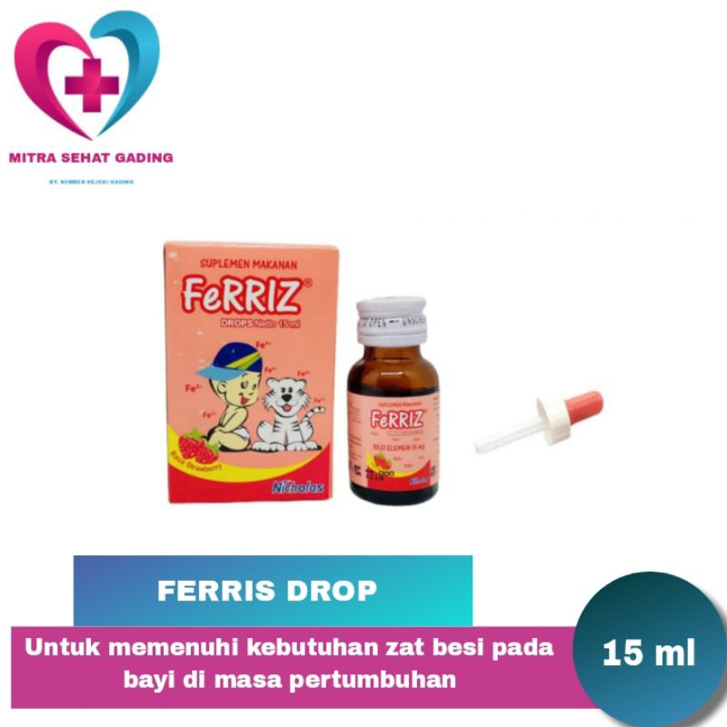 Jual Ferriz Drops 15 ml - Untuk Memenuhi Kebutuhan Zat Besi Pada Masa ...