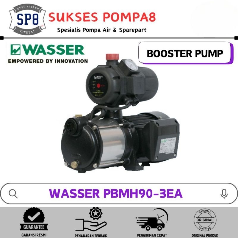 Jual Booster Pump Wasser PBMH 90-3EA / Pompa Pendorong / Multistage | Shopee Indonesia