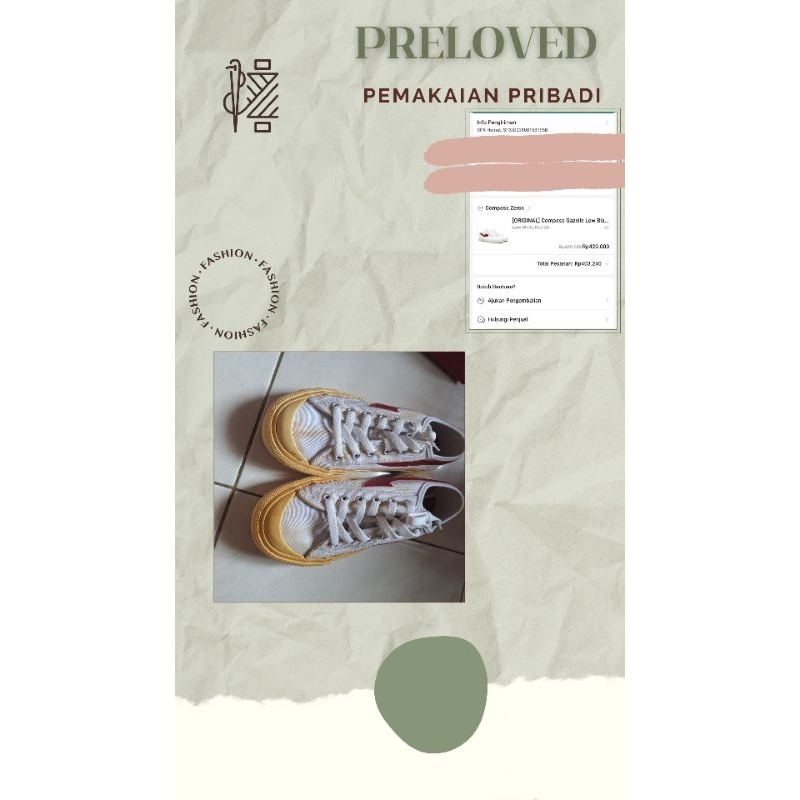 Jual Sepatu Compas Putih Garis Merah | Shopee Indonesia