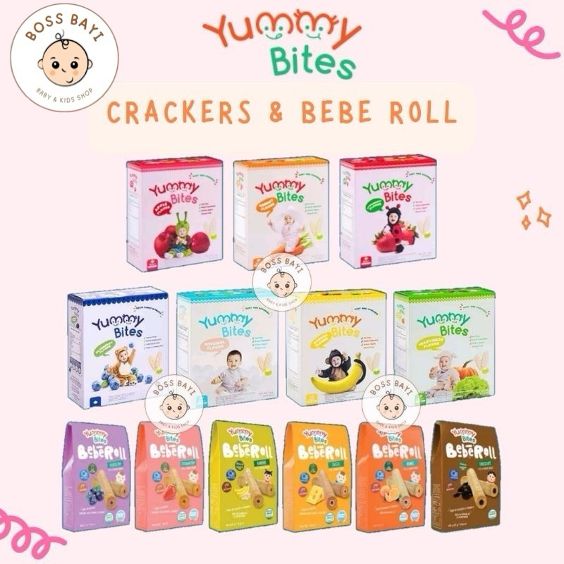 Jual YUMMY BITES - Rice Crackers 25gr | 50gr / Snack Cemilan Bayi 6m ...