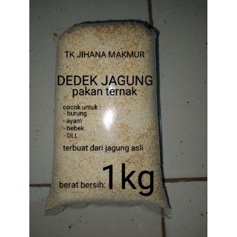 Jual DEDEK JAGUNG PAKAN TERNAK AYAM,BEBEK,BURUNG DLL 1 KG | Shopee ...