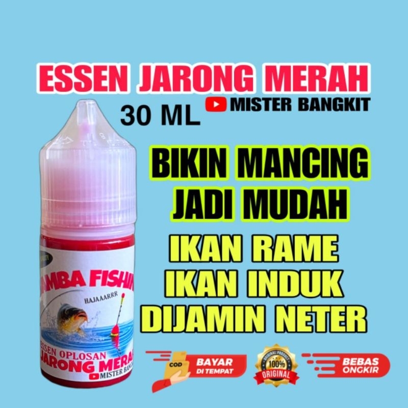 Jual Essen Mancing Jarong Merah 30ml Original Mister Bangkit | Shopee ...