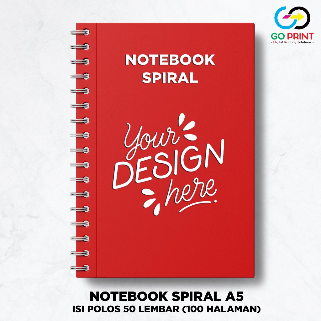 Jual Notebook Custom A5 Spiral / Block Note Custom / Souvenir - Isi HVS ...