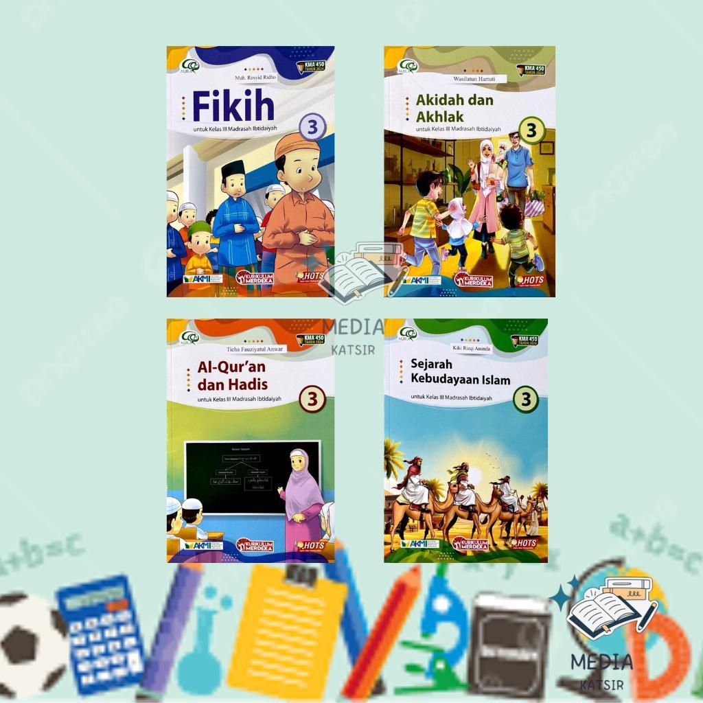 Jual Buku Kelas 3 SD/MI Madrasah Ibtidaiyah Kurikulum Merdeka Aqila Tiga Serangkai Revisi ...
