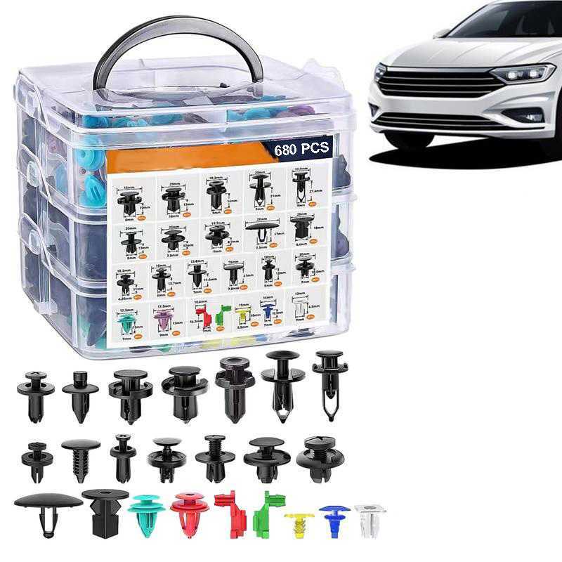 Jual RS680 Klip Kancing Mobil Baut Rivet 680pcs Dashboard Panel Bemper ...