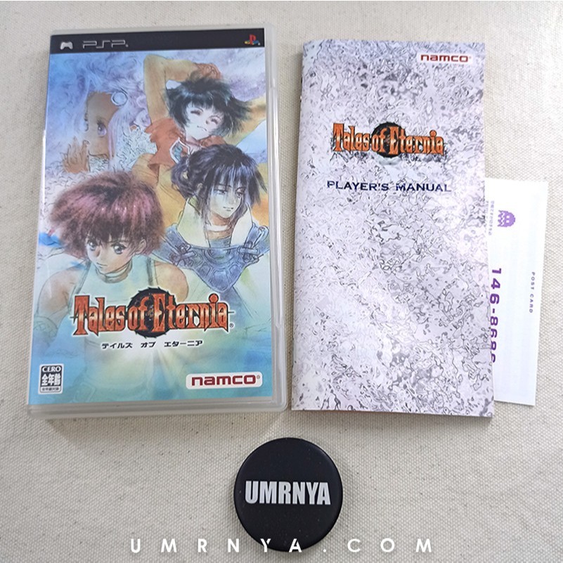 Jual BOX MANUAL ONLY, Kaset PSP Tales of Eternia UMD CD Game Cover ...