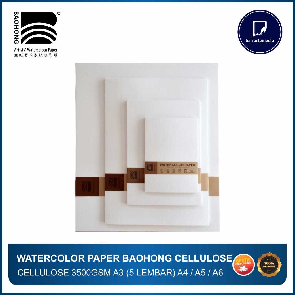 Jual Baohong - Cellulose Drawing & Painting Paper 350gsm - Kertas Cat ...