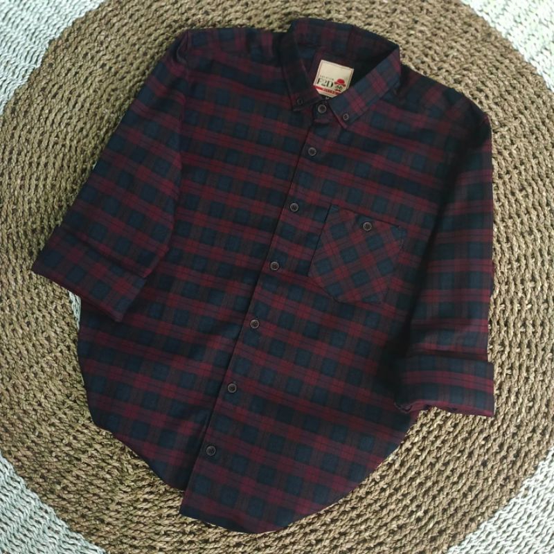Jual F2D Black Orange Kemeja Flanel Premium Best Seller / flanel/hem ...