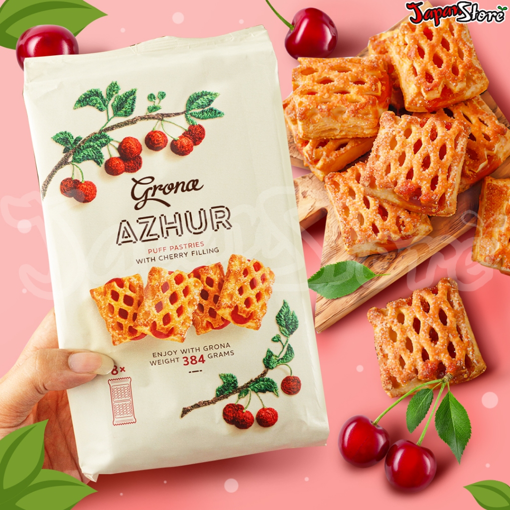 Jual Grona Puff Pastry Azhur (Cherry Filling Pastry) | Shopee Indonesia