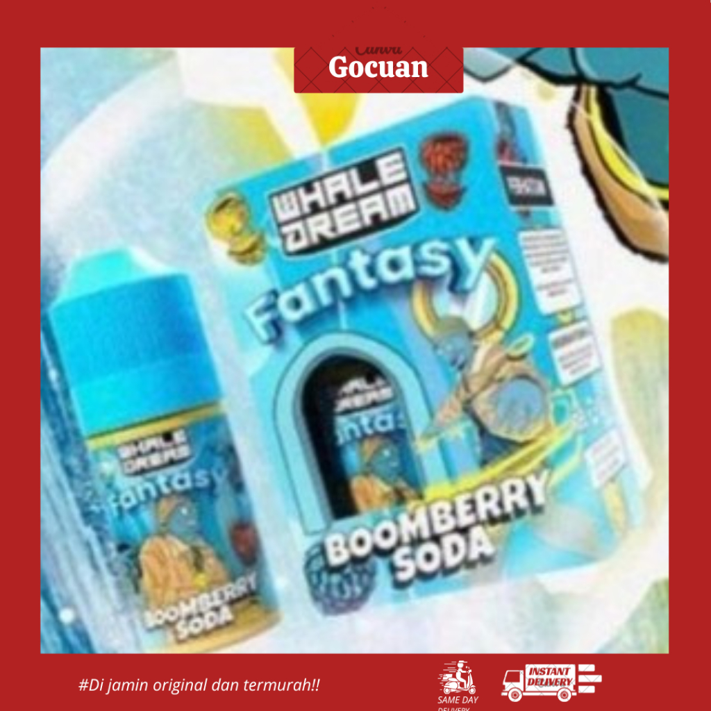 Jual SALTNIC WHALE DREAM FANTASY V2 BOOMBERRY SODA 30ML BY JVS ...