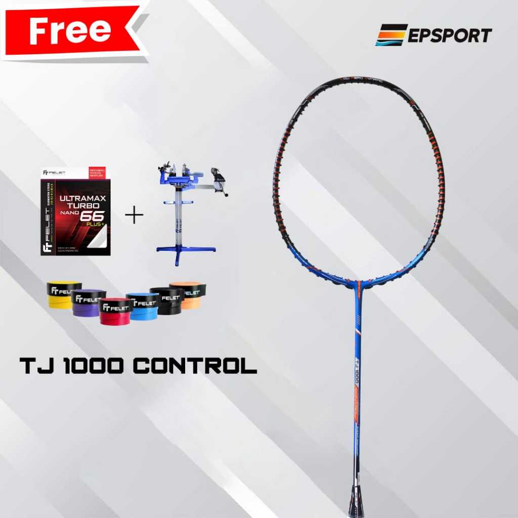 Jual RAKET BADMINTON FELET TJ1000 FREE GRIP,SENAR&PSG 100% ORIGINAL ...