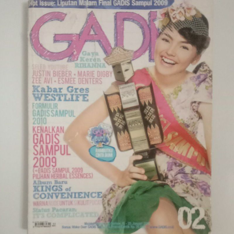 Jual Majalah Gadis Tahun 2010 Cover Kemenangan Marcella Pranovia | Shopee Indonesia