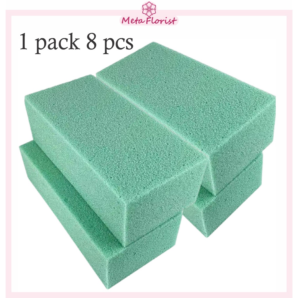 Jual 1 Dus 8 pcs Busa Kering Bunga Buket Sterofoam / Oasis Kering ...