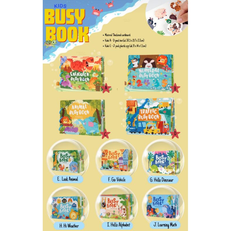 Jual BUSY BOOK | Shopee Indonesia