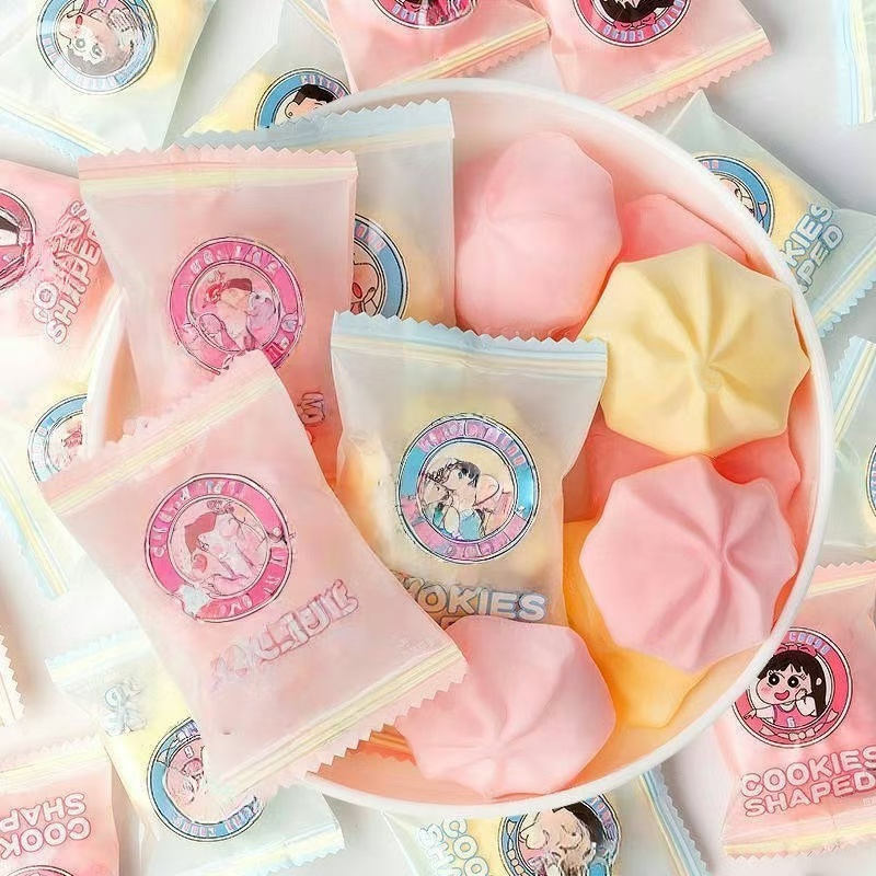 Jual Marshmallow Cookies Shape Jumbo Pao Silkys Mix Rasa pak isi 60 pcs ...