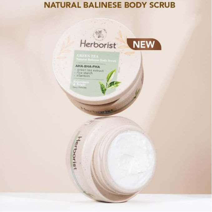 Jual Herborist Natural Balinese Body Scrub 200g - Deep Exfoliate AHA BHA PHA | Shopee Indonesia