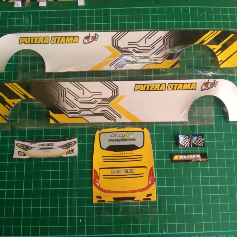 Jual Stiker livery miniatur bus Rahma. full body | Shopee Indonesia