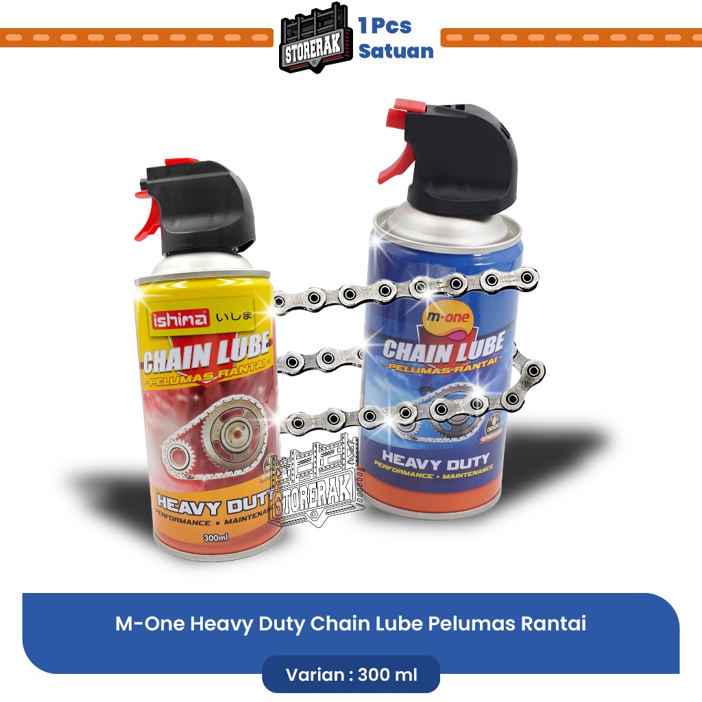 Jual Heavy Duty Chain Lube Pelumas Rantai Japan Quality [ISHIMA / M-ONE ...