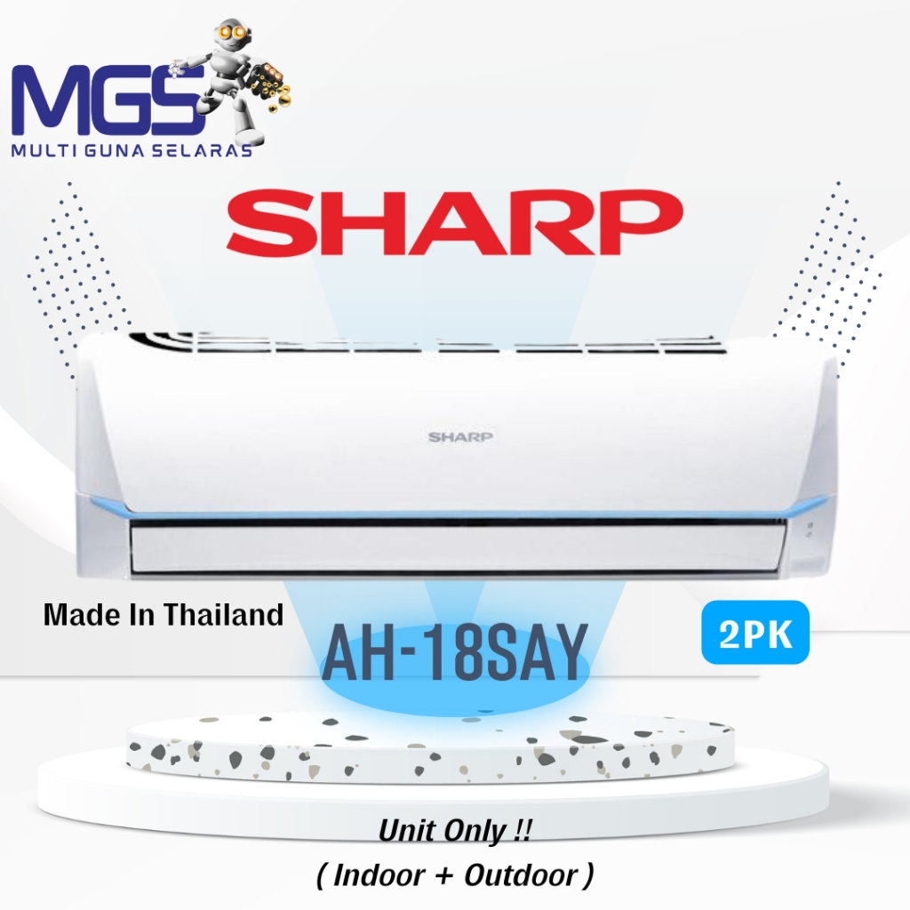 Jual AC Sharp 2 PK STANDART AH-A18SAY | Shopee Indonesia